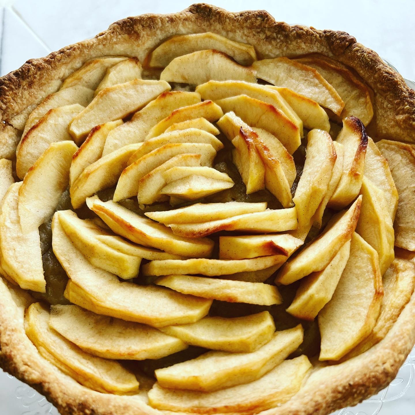 Apple Pie with Almond Paste Filling - Recipe In Numbers